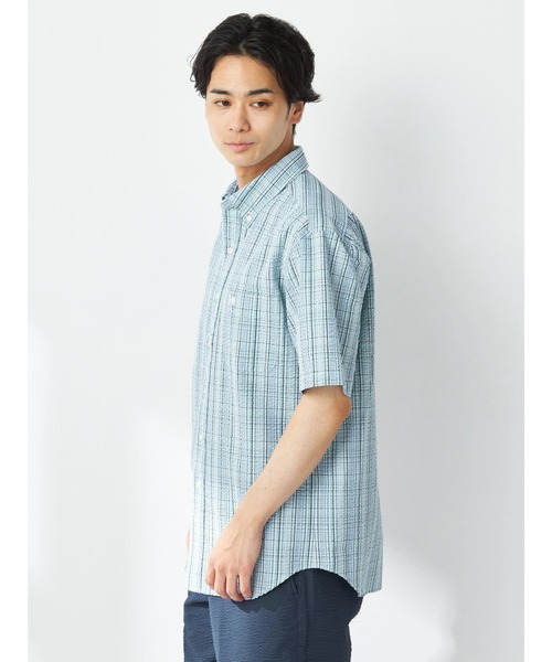 McGREGOR シャツ サッカーチェック＆ストライプ BD半袖シャツ メンズ : ZOZOTOWN Yahoo!店 - 通販 - Yahoo!ショッピング