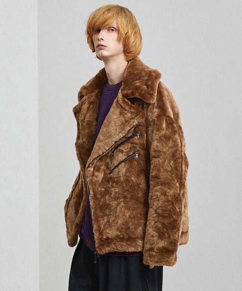 SHAREEF 「SHAREEF」 ライダースジャケット 2 ブラウン メンズ : ZOZOTOWN Yahoo!店 - 通販 - Yahoo!ショッピング