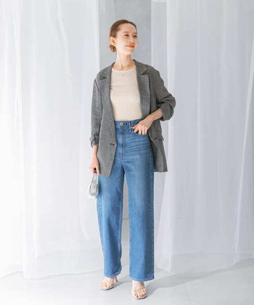 upperhights（アッパーハイツ） デニムパンツ 23 ライトブルー