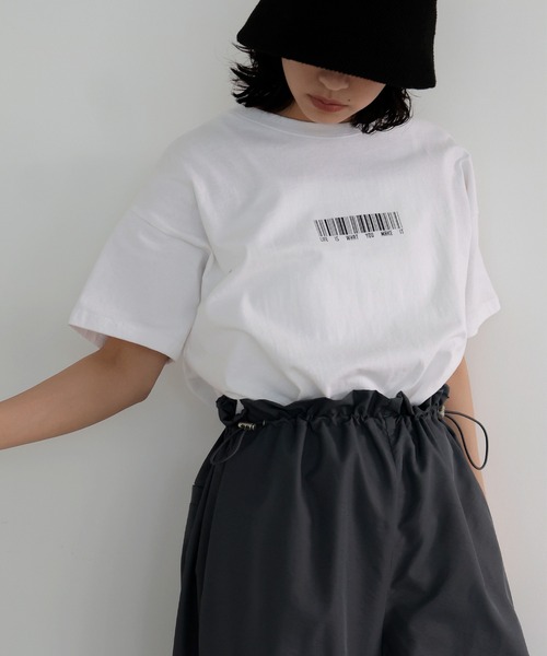 hellam 「hellam」 半袖Tシャツ FREE ホワイト×ブラック レディース : ZOZOTOWN Yahoo!店 - 通販 - Yahoo!ショッピング