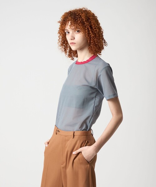 OVERNEATH（オーバーニース） tシャツ 「別注」「OVERNEATH for 6」NET RINGER TEE059/カットソー ...