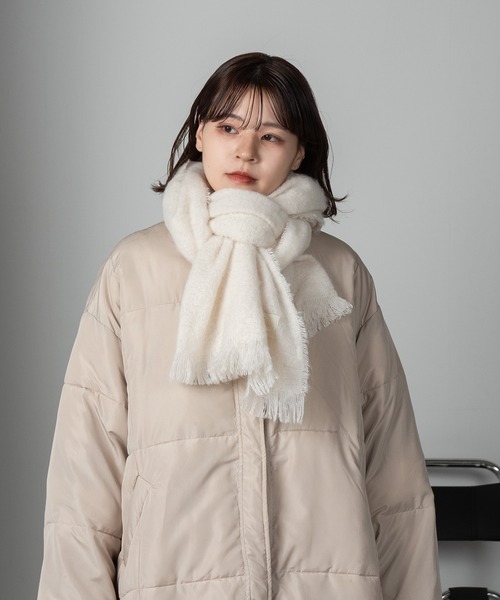 Amiur（エミレ） マフラー nep yarn muffler / ネップヤーンマフラー レディース : ZOZOTOWN Yahoo!店 ...