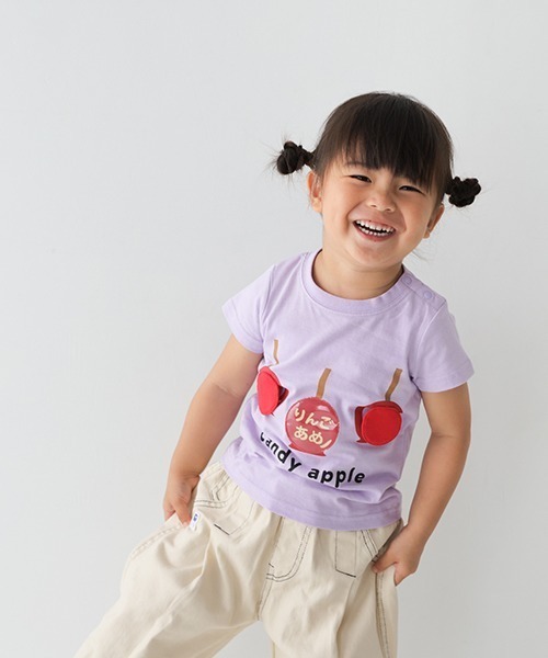 CHEEK ROOM tシャツ ROOM/チークルーム りんごあめTシャツ キッズ 子供服 男の子 女の子 : ZOZOTOWN Yahoo!店 - 通販 - Yahoo!ショッピング