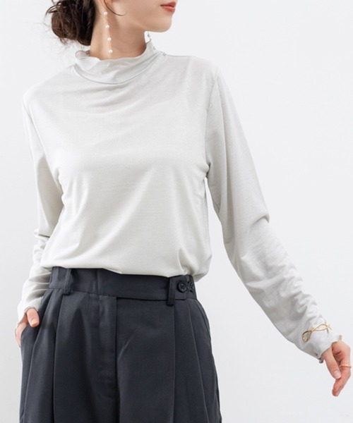 ANNA LUNA（アンナルナ） tシャツ 「ANNALUNA」ラメ感がアクセントになった今季トレンドのラメ入りインナー レディース ...