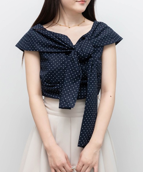 RANDA（ランダ） ノースリーブブラウス 0 ネイビー レディース : ZOZOTOWN Yahoo!店 - 通販 - Yahoo!ショッピング