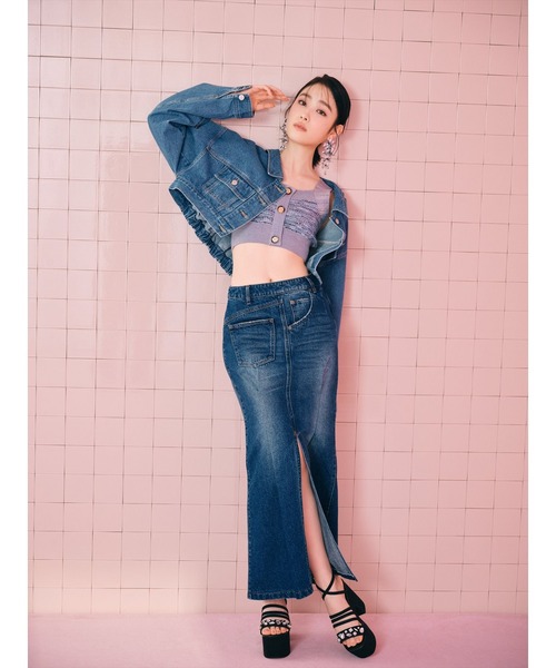 REDYAZEL 「REDYAZEL」 デニムロングスカート SMALL ネイビー レディース : ZOZOTOWN Yahoo!店 - 通販 - Yahoo!ショッピング