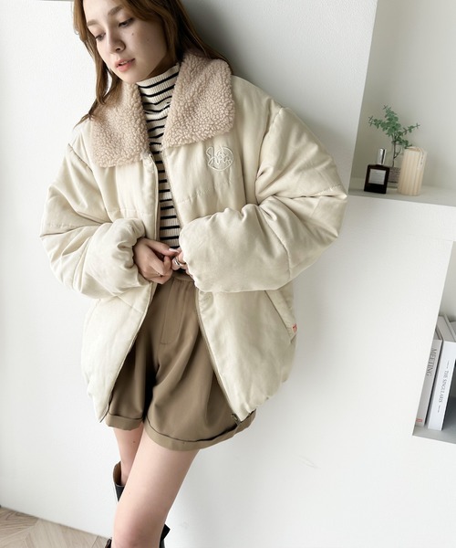 ジャケット ブルゾン 《Javaジャバコラボ》ふっくらBigカラー。襟ボアスエード中綿JK :74029754:ZOZOTOWN Yahoo!店 - 通販 - Yahoo!ショッピング