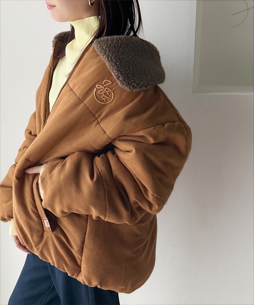 ジャケット ブルゾン 《Javaジャバコラボ》ふっくらBigカラー。襟ボアスエード中綿JK :74029754:ZOZOTOWN Yahoo!店 - 通販 - Yahoo!ショッピング