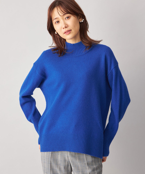 A/C DESIGN BY ALPHA CUBIC 「A/C CUBIC」 長袖ニット LL ブルー レディース : ZOZOTOWN Yahoo!店 - 通販 - Yahoo!ショッピング