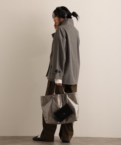 PourVous（プールヴー） コート アウター フェイクウールジャケット