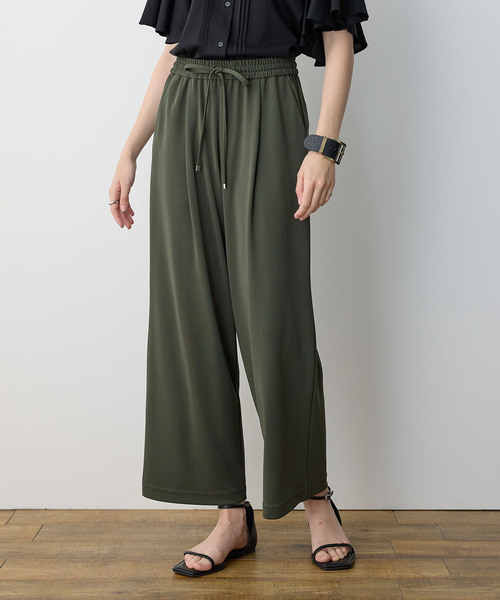 LE SOUK HOLIDAY パンツ スムースワイドパンツ レディース : ZOZOTOWN Yahoo!店 - 通販 - Yahoo!ショッピング