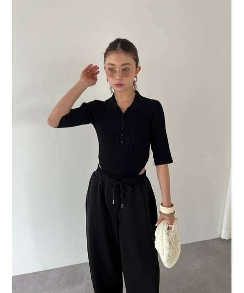 HANNE 7分袖ニット FREE グレー レディース : ZOZOTOWN Yahoo!店 - 通販 - Yahoo!ショッピング