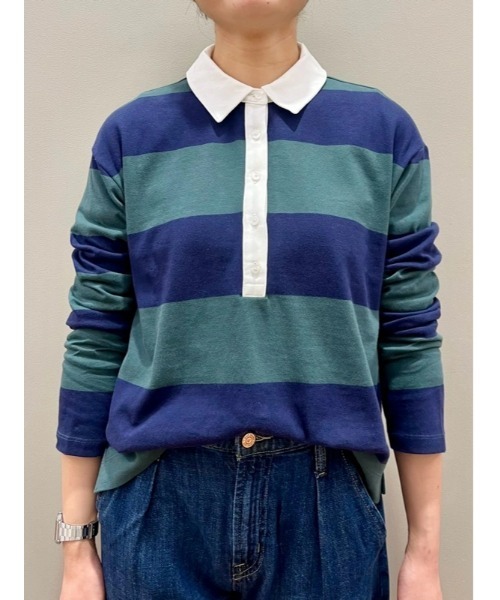 GAP 「GAP」 長袖ポロシャツ XX-SMALL グリーン レディース : ZOZOTOWN Yahoo!店 - 通販 - Yahoo!ショッピング