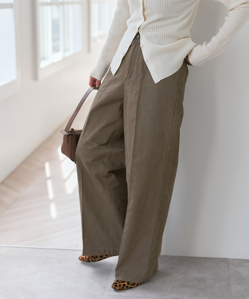 Spick＆Span（スピック アンド スパン） チノパン バックギャザーチノ