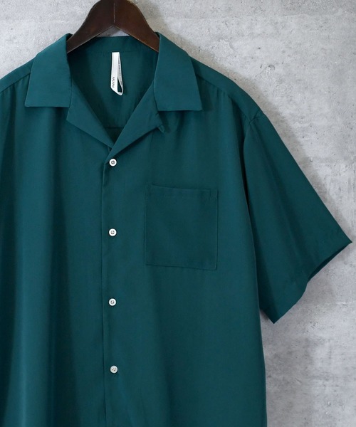 シャツ ポリエステル 無地 オープンカラーシャツS/S メンズ レディース : ZOZOTOWN Yahoo!店 - 通販 - Yahoo ...