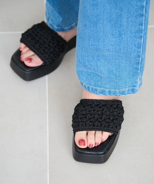 ROPE' PICNIC サンダル マクラメプラットフォームサンダル レディース : ZOZOTOWN Yahoo!店 - 通販 ...