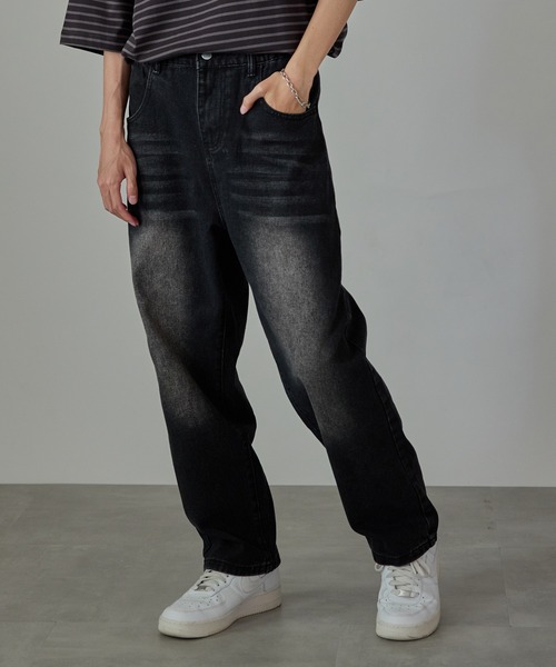 SETUP7 ジーンズ 「SETUP7」ヴィンテージライクオーバーダイワイドデニムパンツ SCCH メンズ : ZOZOTOWN Yahoo!店 - 通販 - Yahoo!ショッピング