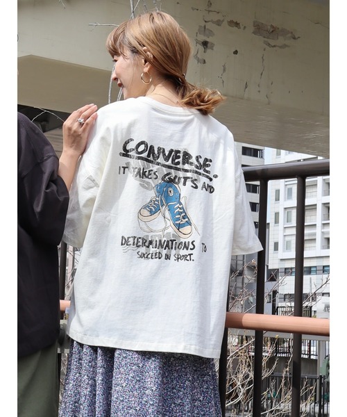 AMERICAN HOLIC 「AMERICAN HOLIC」 「CONVERSE」半袖カットソー FREE アイボリー レディース : ZOZOTOWN Yahoo!店 - 通販 ...