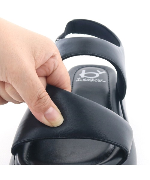 byあしながおじさん サンダル 厚底パデットサンダル 8740215