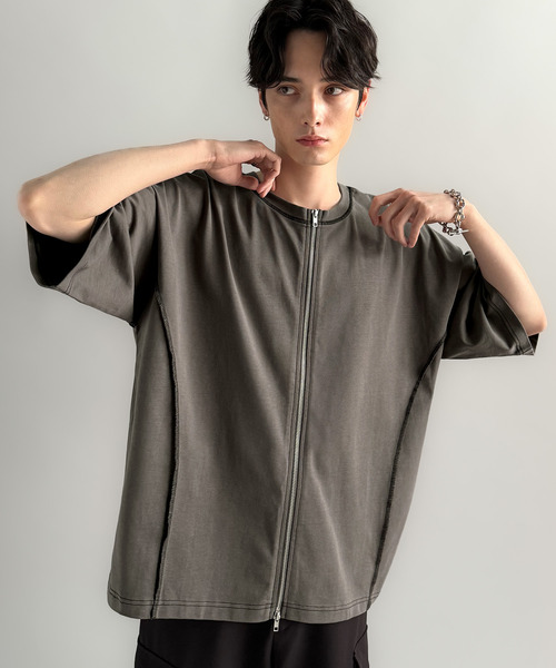 Classical Origin tシャツ 「Classical Origin」「1枚でも羽織でも。」インサイドアウト仕様2wayダブルジップジャケットTシャツ／Inside-Out ...