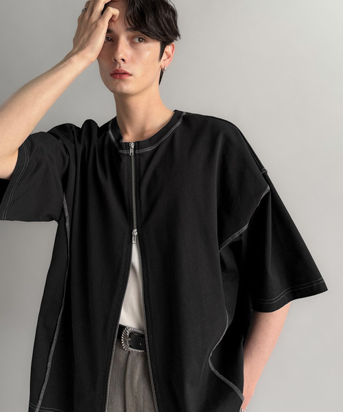 Classical Origin tシャツ 「Classical Origin」「1枚でも羽織でも。」インサイドアウト仕様2wayダブルジップジャケットTシャツ／Inside-Out ...