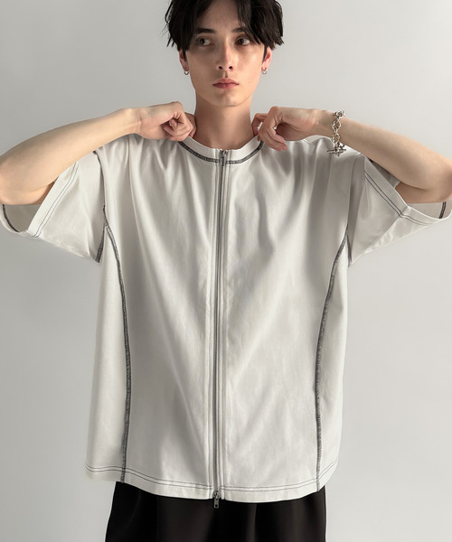 Classical Origin tシャツ 「Classical Origin」「1枚でも羽織でも。」インサイドアウト仕様2wayダブルジップジャケットTシャツ／Inside-Out ...