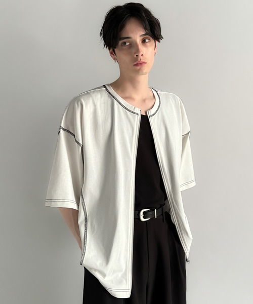Classical Origin tシャツ 「Classical Origin」「1枚でも羽織でも。」インサイドアウト仕様2wayダブルジップTシャツ／Inside-Out Overs ...