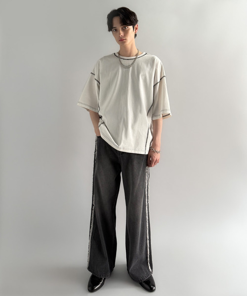 Classical Origin tシャツ 「Classical Origin」「1枚でも羽織でも。」インサイドアウト仕様2wayダブルジップTシャツ／Inside-Out Overs ...
