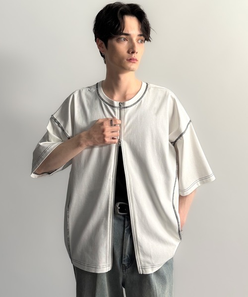 Classical Origin tシャツ 「Classical Origin」「1枚でも羽織でも。」インサイドアウト仕様2wayダブルジップジャケットTシャツ／Inside-Out ...