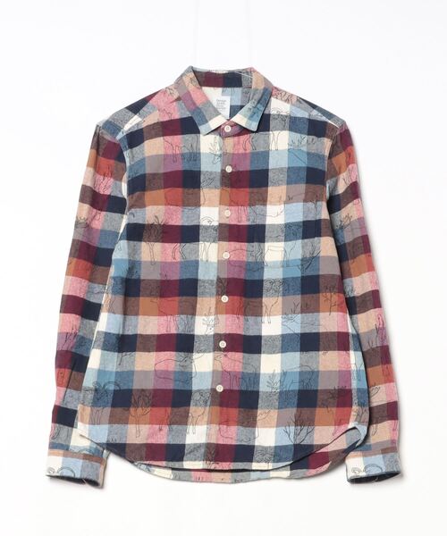 Design Tshirts Store graniph 「Design graniph」 チェック柄長袖シャツ S ブルー メンズ : ZOZOTOWN Yahoo!店 - 通販 ...