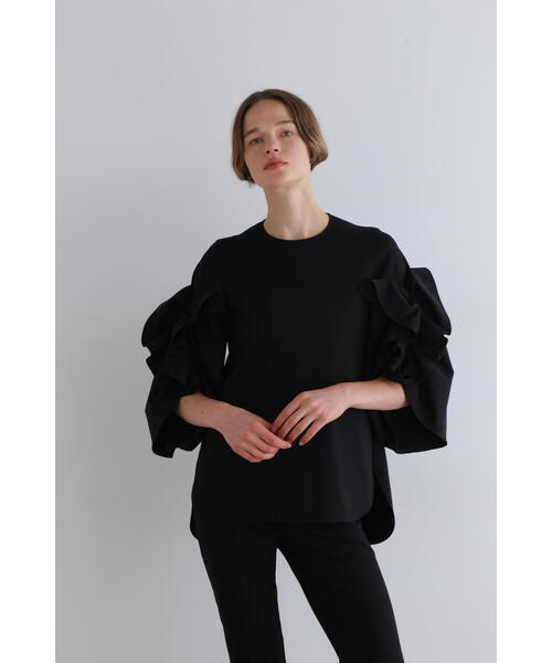 LE PHIL 「LE PHIL」 7分袖ブラウス F ブラック レディース : ZOZOTOWN Yahoo!店 - 通販 - Yahoo!ショッピング