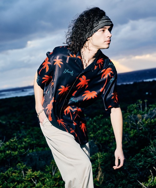 glamb シャツ Palm Aloha Shirt / パームアロハシャツ メンズ レディース : ZOZOTOWN Yahoo!店 - 通販 - Yahoo!ショッピング
