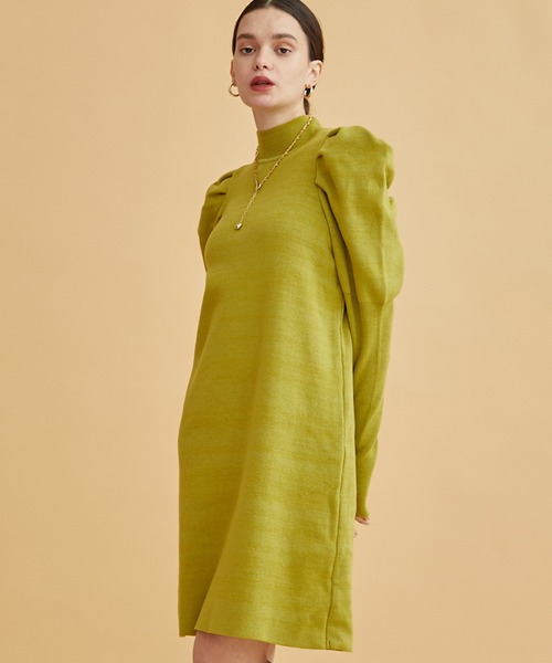 INella（イネラ） ニットワンピース FREE ライム レディース : ZOZOTOWN Yahoo!店 - 通販 - Yahoo!ショッピング
