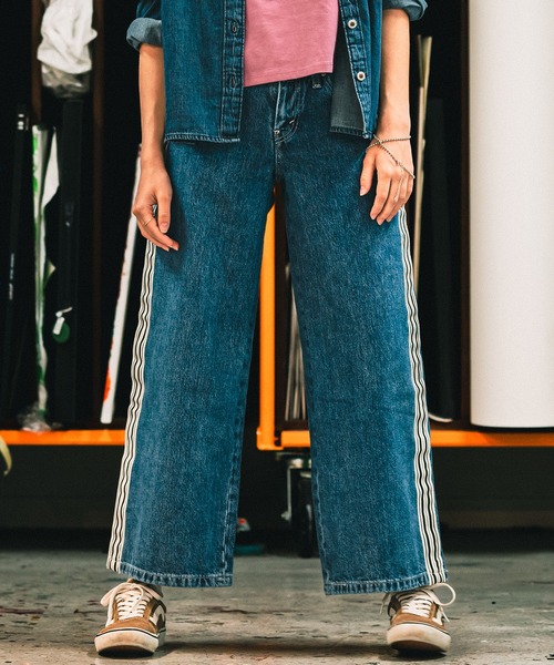 Levi's 「Levi's」 加工デニムパンツ「SILVER TABコラボ」 24inch インディゴブルー レディース : ZOZOTOWN Yahoo!店 - 通販 - Yahoo!ショッピング