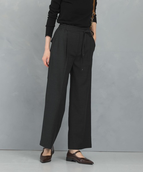 パンツ ウール混ウォッシャブルイージーパンツ レディース : ZOZOTOWN