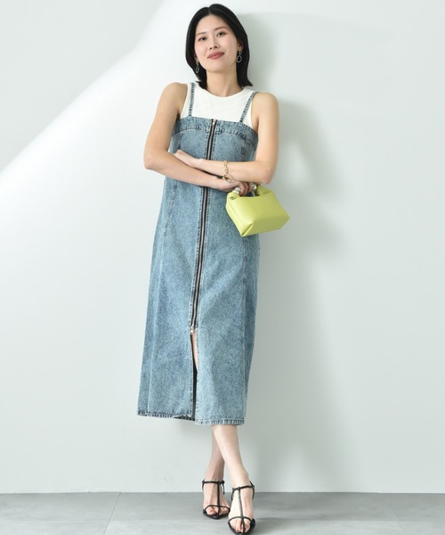 INTERPLANET ワンピース ジャンパースカート デニムZIPキャミワンピース レディース : ZOZOTOWN Yahoo!店 - 通販 - Yahoo!ショッピング