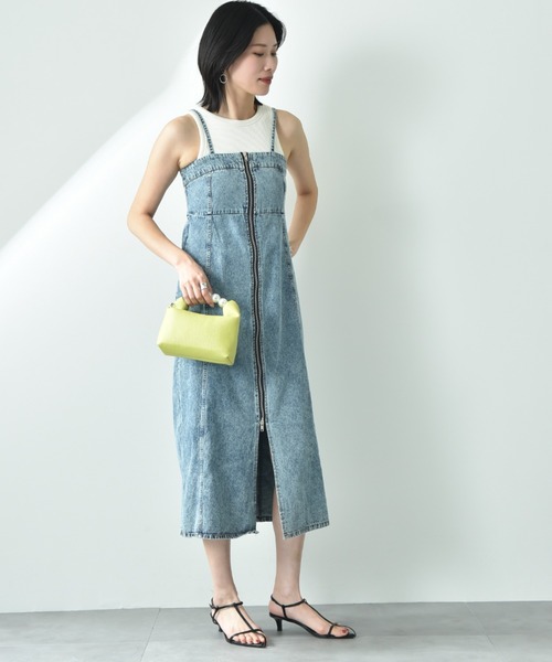 INTERPLANET ワンピース ジャンパースカート デニムZIPキャミワンピース レディース : ZOZOTOWN Yahoo!店 - 通販 - Yahoo!ショッピング