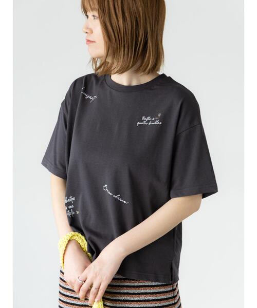 Lugnoncure tシャツ 「接触冷感」ランダムロゴプリントTシャツ レディース : ZOZOTOWN Yahoo!店 - 通販 - Yahoo!ショッピング