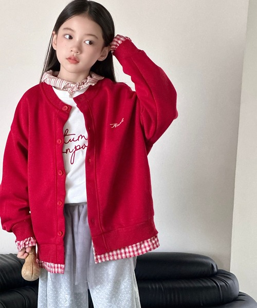 aimoha カーディガン 「aimoha-KIDS-」レイヤード風 スウェットカーディガン キッズ 子供服 : ZOZOTOWN Yahoo!店 - 通販 - Yahoo!ショッピング
