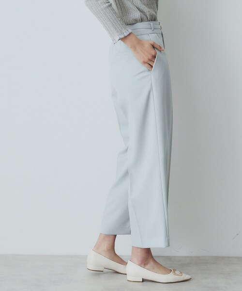 index（インデックス） パンツ ソフトツイルタックワイドパンツ「洗濯機洗い可」 レディース : ZOZOTOWN Yahoo!店 - 通販 ...