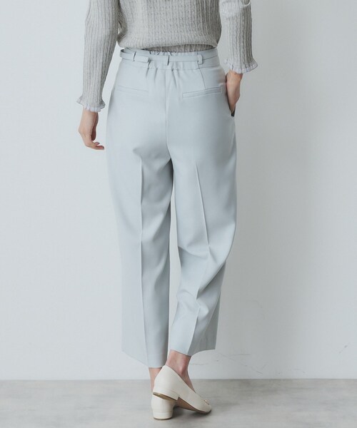 index（インデックス） パンツ ソフトツイルタックワイドパンツ「洗濯機洗い可」 レディース : ZOZOTOWN Yahoo!店 - 通販 ...