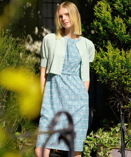 Yahoo!オークション - 「TOCCA」 ニットカーディガン MEDIUM グリーン ...