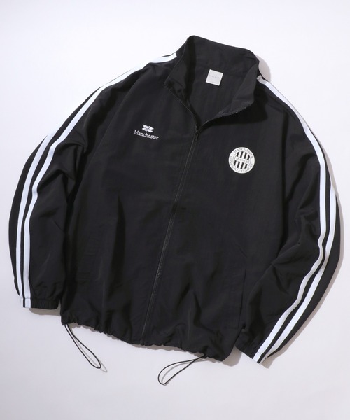 ナイロンジャケット Nylon Game Shirt Track Jacket/オーバーサイズ ナイロン ユニフォームデザイン ゲームシャツ ...