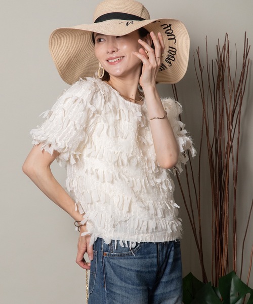 「MHBG TOKYO」 半袖ブラウス FREE ベージュ レディース : ZOZOTOWN Yahoo!店 - 通販 - Yahoo!ショッピング