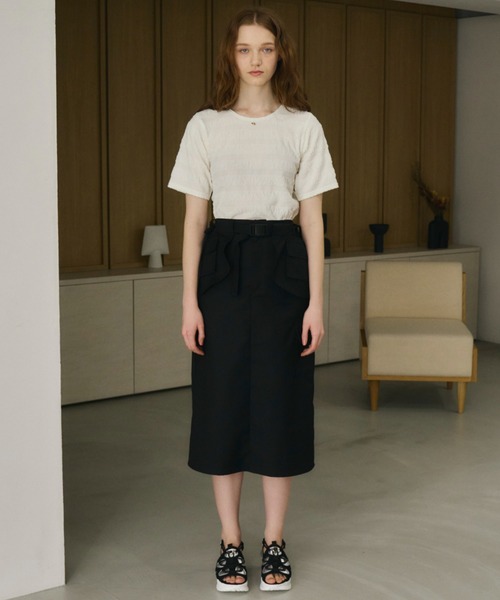 Yahoo!オークション - 「idem」 スカート S グレー レディース