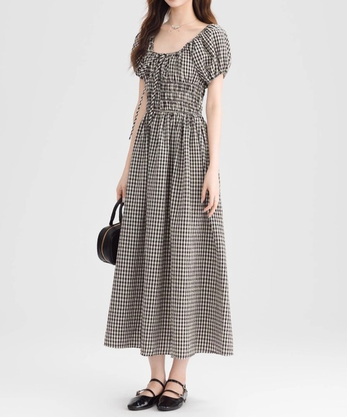 GEMEDA ワンピース ギンガムチェックワンピース : ZOZOTOWN Yahoo!店 - 通販 - Yahoo!ショッピング