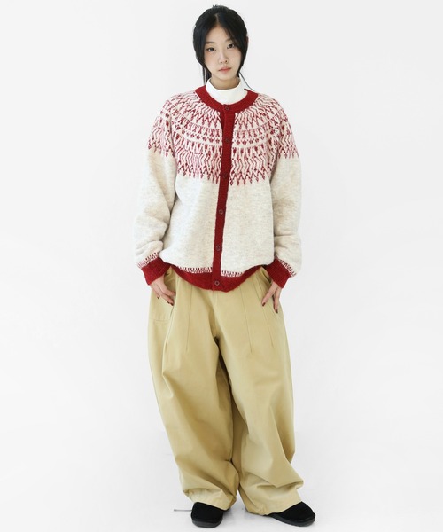 オーラリー サイズ:3 A9SC01TR ノーカラーコットンカーディガン 中古 BS99