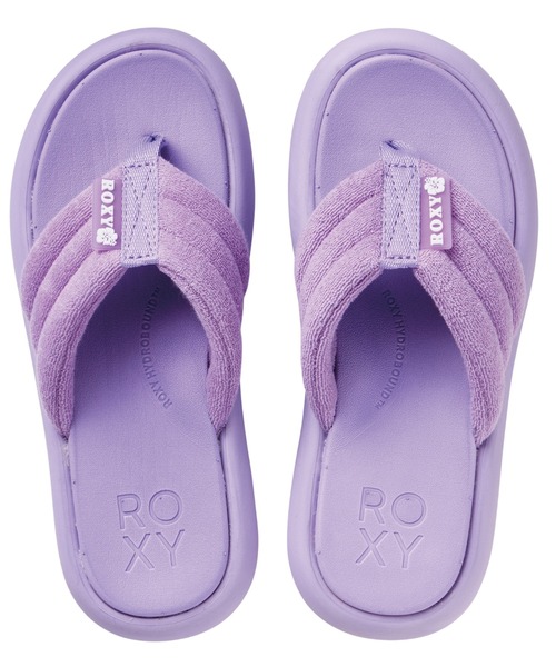 ROXY 「ROXY」 フラットサンダル MEDIUM パープル レディース : ZOZOTOWN Yahoo!店 - 通販 - Yahoo!ショッピング