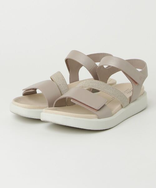 ecco 「ECCO」 フラットサンダル 39 ベージュ レディース : ZOZOTOWN Yahoo!店 - 通販 - Yahoo!ショッピング
