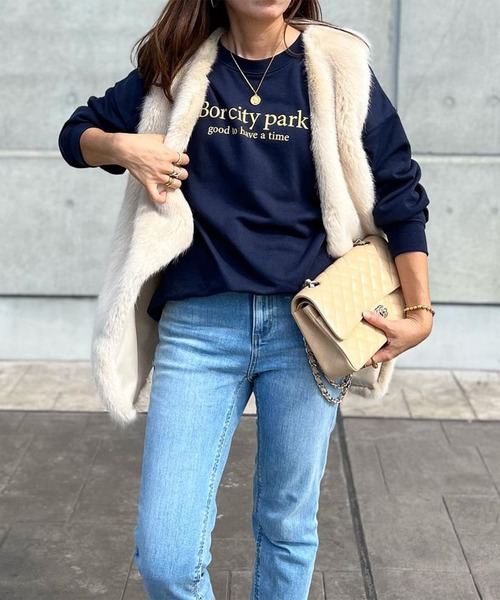 「Riberry」 スウェットカットソー FREE ネイビー レディース : 88311786 : ZOZOTOWN Yahoo!店 - 通販 ...